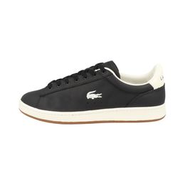 Lacoste Herren Sneaker "Lacoste Carnaby Set 225 2 Sneaker low Herren Schuhe", Gr. 44,5, schwarz, Glattleder, Schuhe, Verst&auml;rkte Ferse