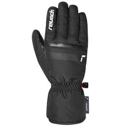 Reusch Damen Skihandschuhe "Winter Glove All Finger Touch", silber, Gr. 9, mehrfarbig, 75% Polyester, 25% Lederimitat, Handschuhe, mit winddichter