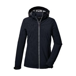 Killtec Damen Softshelljacke "KOS 40 WMN SFTSHLL JCKT", blau, Gr. 36, Oberstoff: Oberseite: 100% Polyester (recycelt), R&uuml;ckseite: 100% Polyester,