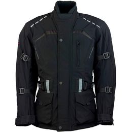 Roleff Motorradjacke "RO 1512", S, schwarz, Jacken, 8 Taschen, 4 Bel&uuml;ftungsl&ouml;cher, mit Sicherheitsstreifen