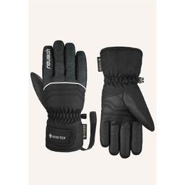 Reusch M&auml;dchen Skihandschuhe "Teddy GORE-TEX", schwarz, Gr. 4,5, mehrfarbig, 95% Polyester, 5% Lederimitat, Handschuhe, mit wasserdichter