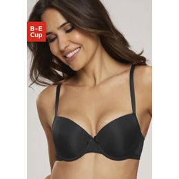 s.Oliver Damen Schalen-BH, Gr. 90, schwarz, Microtouch, Obermaterial: 60% Polyamid, 35% Polyester, 5% Elasthan, Basic, BHs, mit B&uuml;gel, T-Shirt-BH,