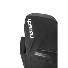 Reusch Damen F&auml;ustlinge "Morris GORE-TEX Mitten", schwarz-wei&szlig;, Gr. 7,5, mehrfarbig, 86% Polyester, 10% Ziegenleder, 4% Lederimitat, Handschuhe, mit