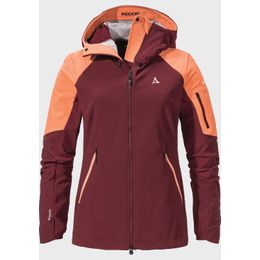 Sch&ouml;ffel SCH&Ouml;FFEL Damen Outdoorjacke "Softshell Jacket Kals L", rot, Gr. 46, Oberstoff : 85% Nylon 15% Elasthan Innenseite: 100% Polyester Oberstoff Einsatz: