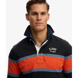 Superdry Herren Vintage Athletic Stripe Rugby-shirt Navy - Gr&ouml;&szlig;e: M 1041210500749H8Z002