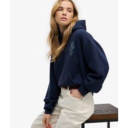Superdry Damen Heritage Hamptons Hoodie Navy - Gr&ouml;&szlig;e: 38 2102622501879ZRN017