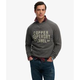 Superdry Herren The Merchant Store - Sweatshirt mit Vintage-print Dark Grey - Gr&ouml;&szlig;e: L 1040607500896K7V003