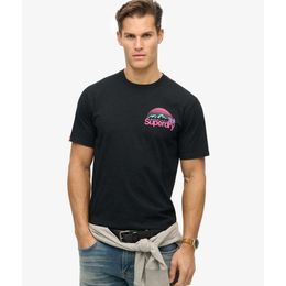 Superdry Herren Great Outdoors T-shirt mit Core Logo im Brustbereich Schwarz - Gr&ouml;&szlig;e: Xxl 104040550320002A005