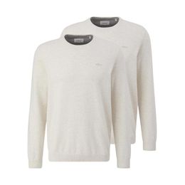 s.Oliver Sweater 'Basic' male White size XXL