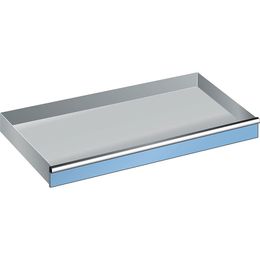 LISTA Schublade, f&uuml;r Schrank-BxT 1431 x 725 mm, Traglast 75 kg, Fronth&ouml;he 100 mm, lichtblau