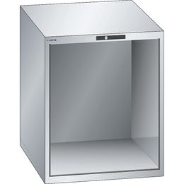 LISTA Schubladenschrank-Leergeh&auml;use, Au&szlig;en-BxT 717 x 725 mm, H&ouml;he 850 mm, lichtgrau