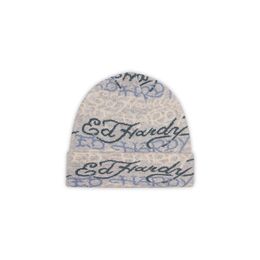 Ed Hardy Beanie male Grey size One Size