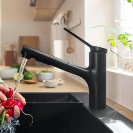 Hansgrohe Zesis M33 K&uuml;chenarmatur, mit sBox lite, ausziehbar, schwenkbar, 74803670, sBox lite