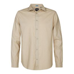 PETROL INDUSTRIES Button Up Shirt male Beige size L