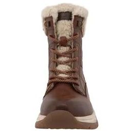 Stiefel Tom Tailor "Tom Tailor Winter Boots", Damen, Gr. 39, cognac, Schuhe Stiefel