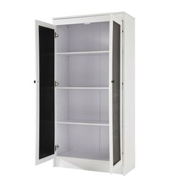 bonprix Schrank mit Kreidefolie, wei&szlig;, Gr.154x78,5 cm, Sehr praktisch: F&uuml;r kurze Notizen sind die T&uuml;rfronten mit Kreidefolie versehen.