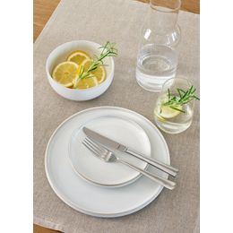 bonprix Geschirr-Set (12-tlg. Set), beige, Gr.Onesize, Eleganz und Vielseitigkeit: Das 12-teilige Geschirrset f&uuml;r jeden Anlass