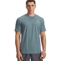 Under Armour Herren T-Shirt "UA M SPORTSTYLE LC SS"jasper blau,, serpentine, Gr. M, Obermaterial: 60% Baumwolle, 40% Polyester, Shirts, Kurzarm, f&uuml;r