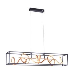 Paul Neuhaus LED Deckenleuchte "SELINA", schwarz, 4, 1 Stk., Leuchten, LED, Pendellampe Esszimmerlampe Pendelleuchte