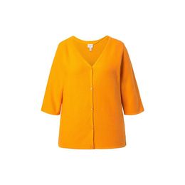 Ulla Popken Knit Cardigan female Orange size 50-52