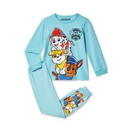 Tchibo - Kinder-Pyjama &raquo;Paw Patrol&laquo; - Jungen - Gr. 122/128 - hellblau/print