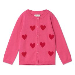 Tchibo - Kinder-Strickjacke - M&auml;dchen - Gr. 110/116 - pink