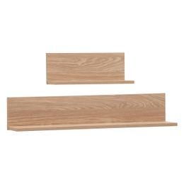 Tchibo - 2 Regale &raquo;Visby&laquo; - 40,8x17,3x13,7cm - braun - Holz / Metall