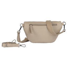 Bauchtasche Gabor "Silena", Damen, Gr. B/H/T: 30cm x 15,5cm x 9,5cm, beige, Polyurethan, clean, gepflegt, gepr&auml;gtes Muster, unifarben, Taschen, hochwertig gewebte Gurtband und ein filigranes Logo