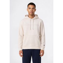 Kapuzensweatshirt Champion "ICONS TONAL Terry Hoodie with Big Logo", Herren, Gr. S, egt, Obermaterial: 70% Baumwolle, 30% Polyester, Sweatshirts, f&uuml;r sportliche Aktivit&auml;ten, sportlicher Stil, mit Kapuze