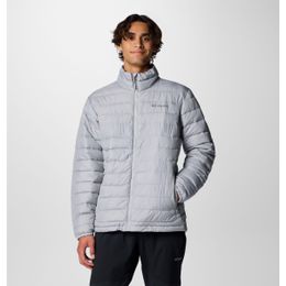 Steppjacke Columbia "Powder Lite II Jacket", Herren, Gr. L, Columbia grau, Web, Obermaterial: 100% Polyester. Wattierung: 100% Polyester, normal, Jacken Steppjacke