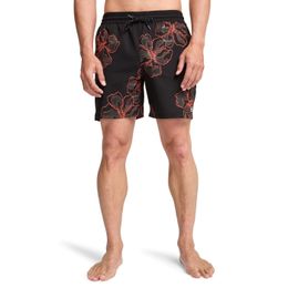 Boardshorts Billabong "Sundays Layback", Herren, Gr. L, schwarz print, Obermaterial: 92% Microfaser, 8% Elasthan;, Hosen