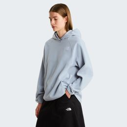 Fleecejacke The North Face "W OXARA HOODED FLEECE", Damen, Gr. S, frost grau, Obermaterial: 100% Polyester, Jacken Fleecejacke, sportlicher Stil, f&uuml;r Erwachsene, mit K&auml;ngurutasche