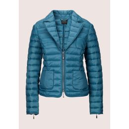 Madeleine Mode Steppjacke MADELEINE "Steppjacke Wattierte Damenjacke mit sportivem Touch", Damen, Gr. 38, blau (blaugrau), Obermaterial: 100% Polyamid PA., Modern, normal, Jacken Steppjacke, Zweiwege-Reissverschlu&szlig;