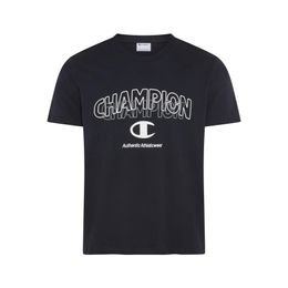 T-Shirt Champion "Graphic Tee", Herren, Gr. XL, nny, Obermaterial: 100% Baumwolle, normal, Rundhals, Shirts T-Shirt, sportliche Passform, Kurzarm, Rundhalsausschnitt