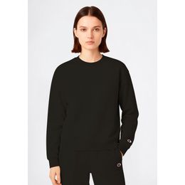 Sweatshirt Champion "ICONS TONAL loose fit Terry crewneck sweatshirt", Damen, Gr. S, nbk, Obermaterial: 69% Baumwolle, 31% Polyester, normal, Rundhals, Sweatshirts Sweatshirt, f&uuml;r Erwachsene, aus Baumwolle und Polyester, sportlicher Stil