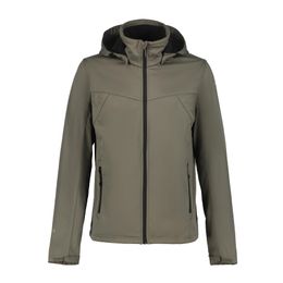 Softshelljacke Icepeak "BIGGS", Herren, Gr. 46, granite, Obermaterial: 100% Polyester, Jacken Softshelljacke