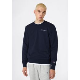 Sweatshirt Champion "ICONS CONTRAST Fleece Crewneck Sweatshirt", Herren, Gr. S (44/46), nny, ns, Obermaterial: 70% Baumwolle, 30% Polyester, Sweatshirts Sweatshirt
