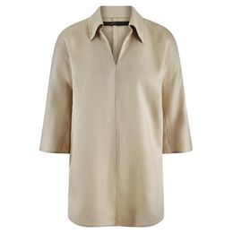 Emilia Lay - Tunika mit 3/4-Arm, beige, Gr. 40 / M - Leinen