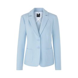 Marc Cain - Jersey-Blazer, blau, Gr. 38 / S - Baumwolle