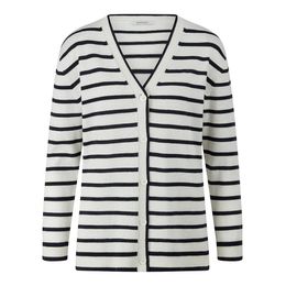 Peter Hahn - Strickjacke, weiss, Gr. 38 / S - Baumwolle