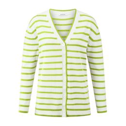 Peter Hahn - Strickjacke, weiss, Gr. 40 / M - Baumwolle
