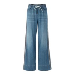 Marc Cain - Wide Fit-Jeans, denim, Gr. 36 / S - Baumwolle