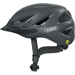 Fahrradhelm Abus "URBAN-I 3.0 MIPS" Gr. L, grau (titan), Helme, L Kopfumfang: 56cm - 61cm