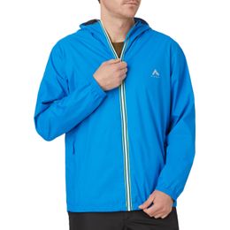 Regenjacke McKINLEY "Regenjacke Kereol IV M", Herren, Gr. XXL, gr&uuml;n (gr&uuml;n schwarz, g), Obermaterial: 100% Polyester, Jacken Regenjacke