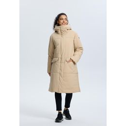 Funktionsjacke Icepeak "AKIAK", Damen, Gr. 44, cement, Obermaterial: 100% Polyester, Jacken Funktionsjacke, wasserdicht, winddicht, atmungsaktiv