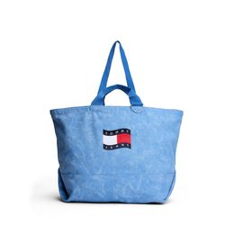 Tommy Jeans Shopper Damen Gr&ouml;&szlig;e One Size blue denim / rot / schwarz / wei&szlig;