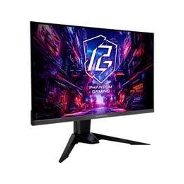 Asrock PGO27QFV QD-OLED, Gaming-Monitor 68.6 cm (27 Zoll), schwarz, QHD, HDMI, DP, USB-C, Wi-Fi-Antenne, 360Hz Panel