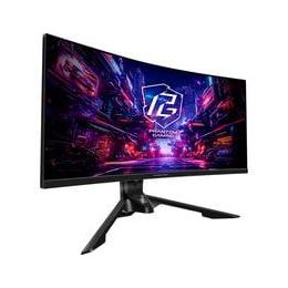 Asrock PG34QRT3A, Gaming-Monitor 86.4 cm (34 Zoll), schwarz, WQHD, VA, Curved, WiFi-Antenne, PG-Mini-OLED, 180Hz Panel