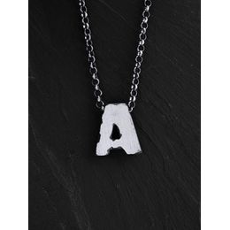 Reytel Necklace 'Letter A' male Silver size 45 cm