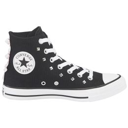 Sneaker Converse "CHUCK TAYLOR ALL STAR", Damen, Gr. 36, schwarz, pink frosting, wei&szlig;, Leder, Schuhe Sneaker